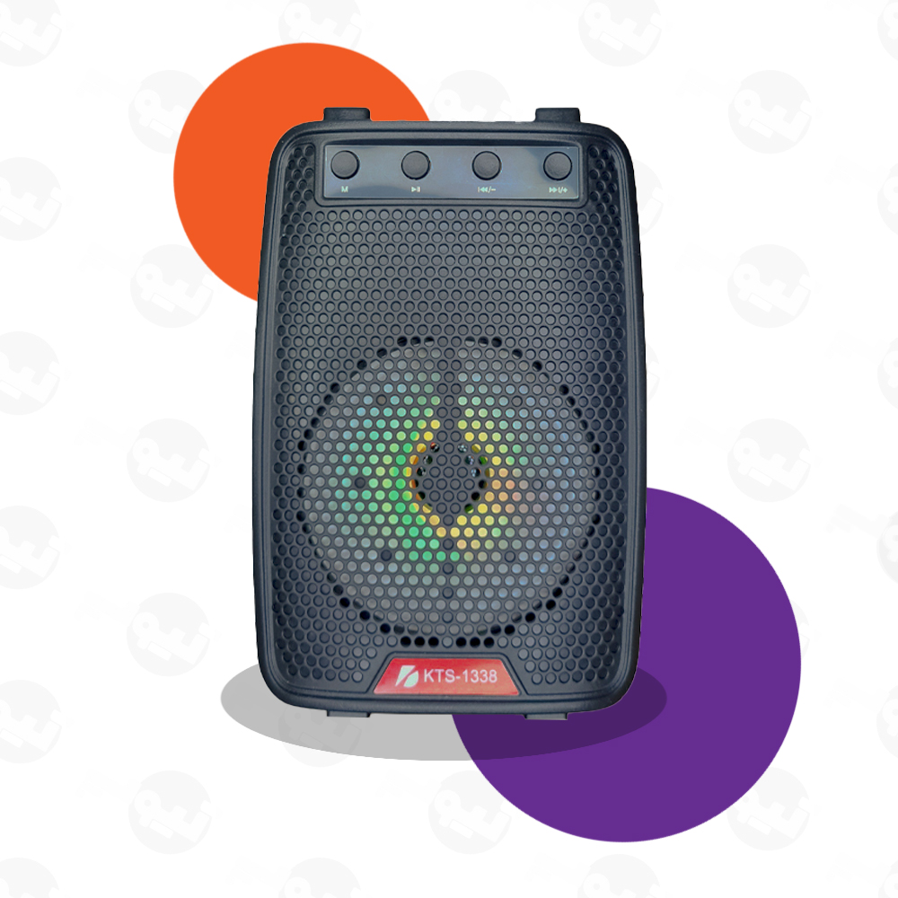اسپیکر بلوتوث قابل حمل 4 اینچ / Portable Wireless BT Speaker KTS 1338 - فروشگاه آنلاین کیوپ