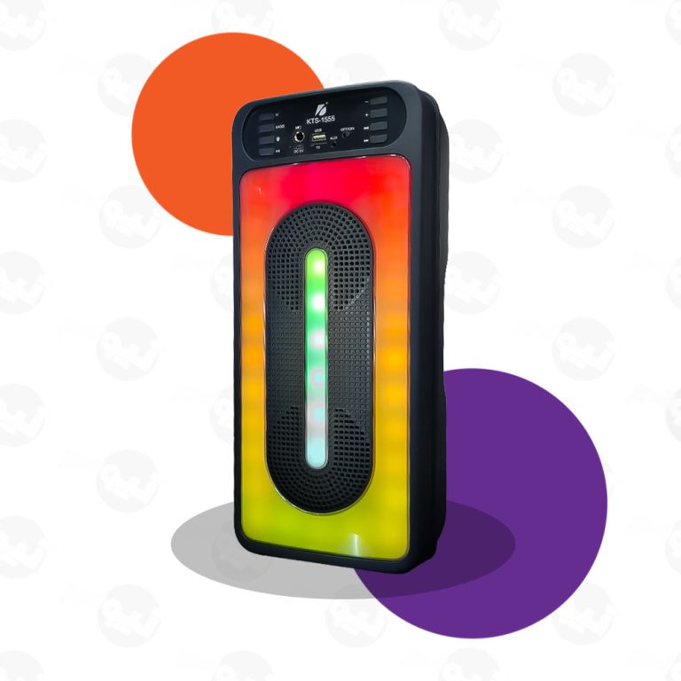 اسپیکر بلوتوثی قابل حمل دوبل ۴ اینچ / KTS 1555 Portable BT Speaker ...