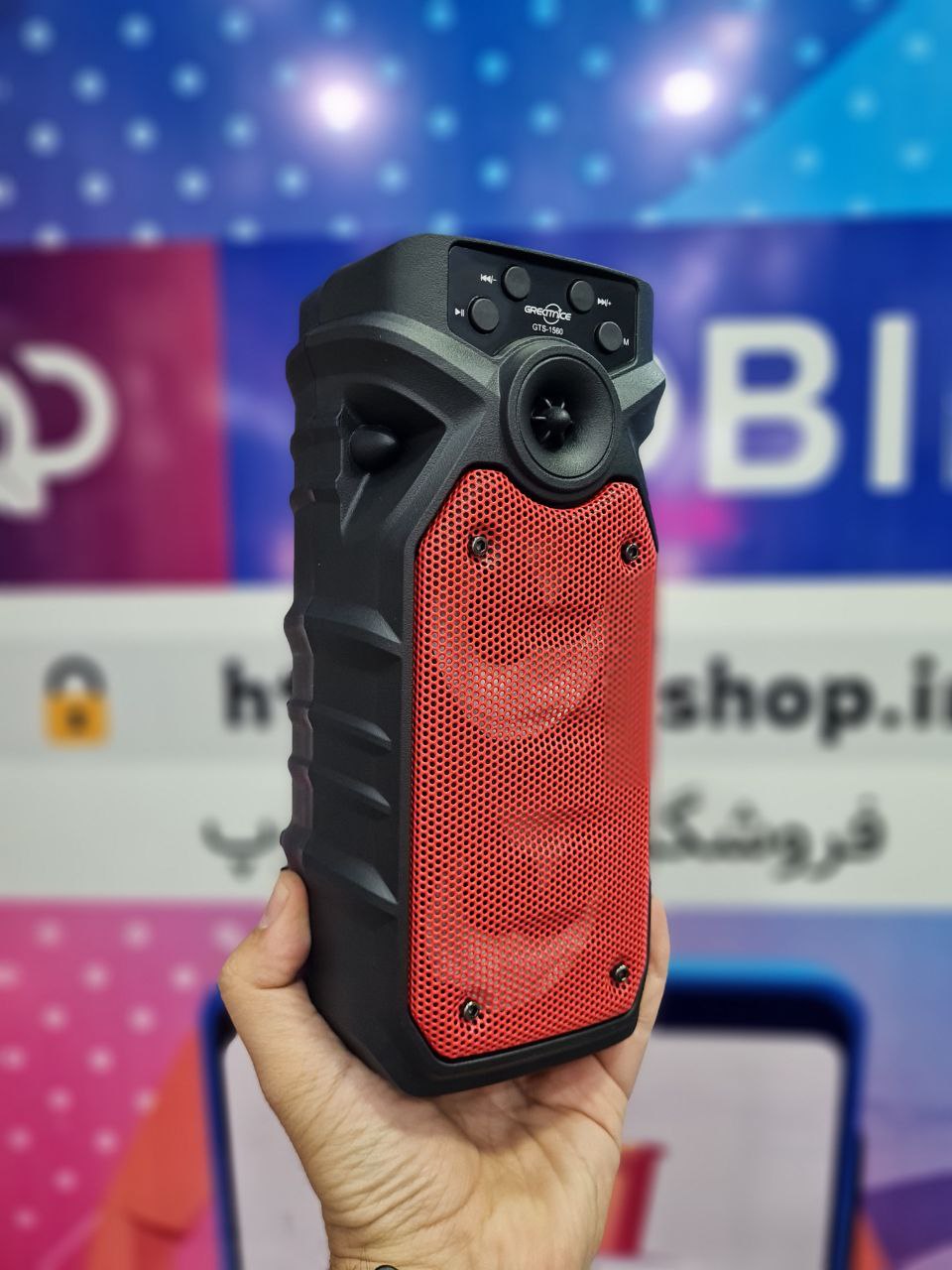 اسپیکر بلوتوثی قابل حمل GTS 1560 دوبل 3 اینچ – فروشگاه آنلاین کیوپ