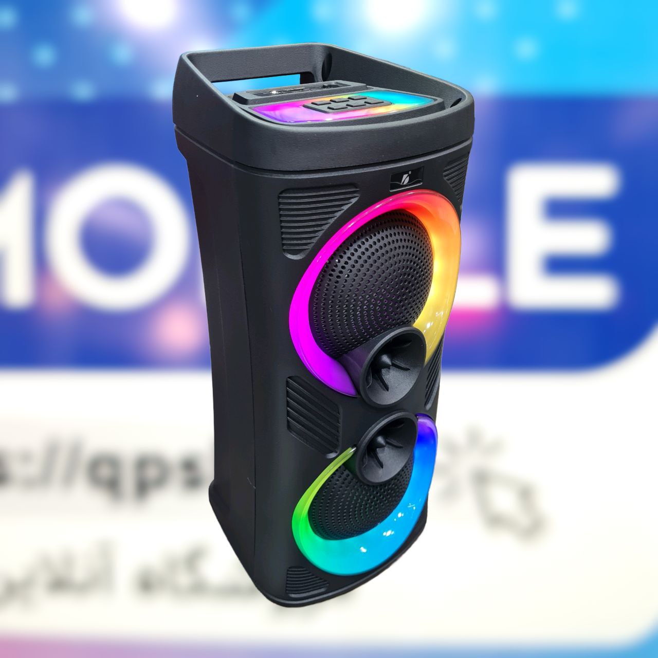 اسپیکر بلوتوثی قابل حمل KTS 1860 سایز دوبل ۶.۵ اینچ - فروشگاه آنلاین کیوپ